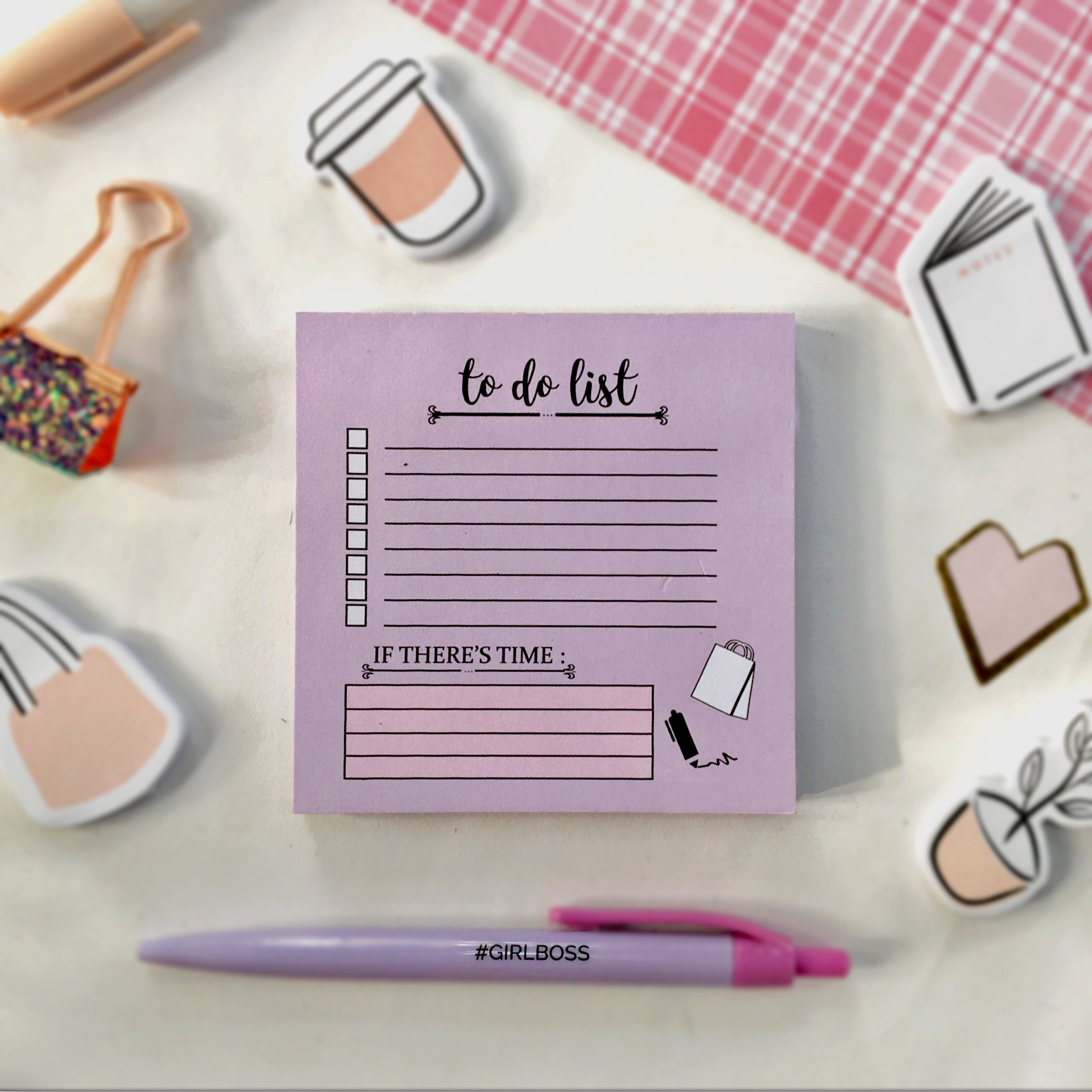 Memo Block – To Do List | Practical Daily Planner Memo Notebook – Just ...